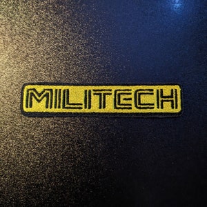 Cyberpunk 2077 Militech Text Logo Sew on Embroidered Patch - Etsy