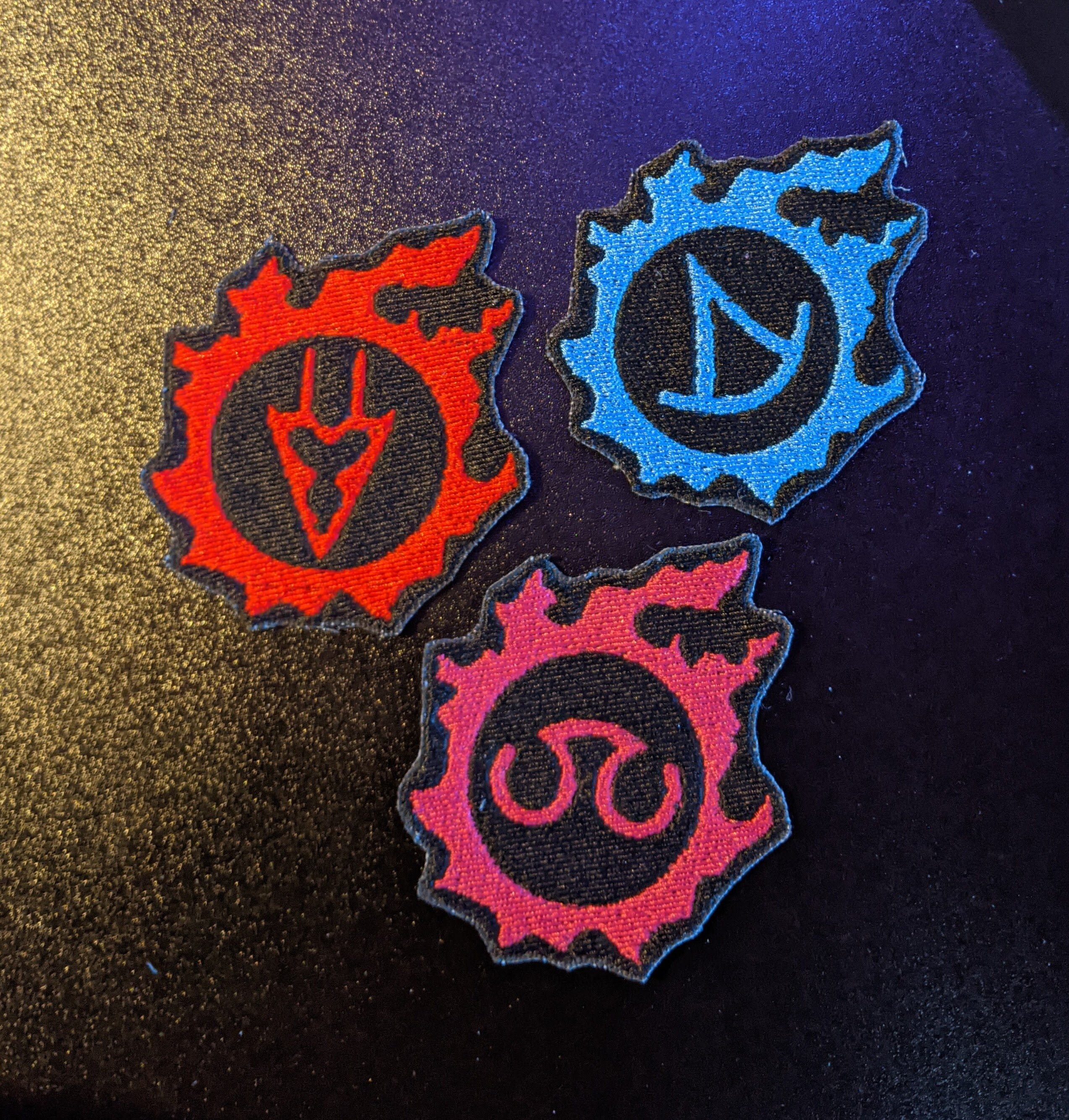 FFXIV Job Icon Sew On Embroidered Patches Alternate Colors | Etsy