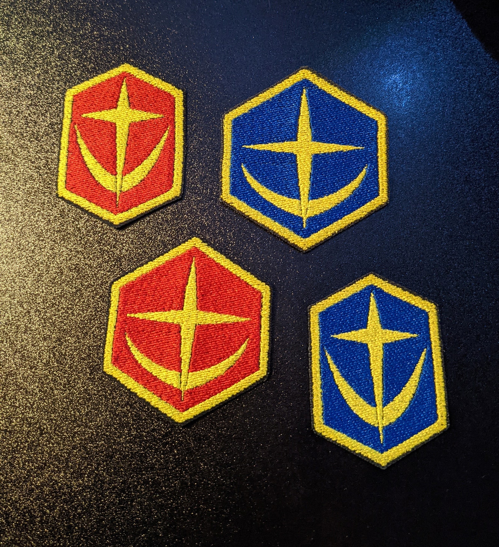 Gundam EFSF Earth Federation Space Force Logo Embroidered Sew on Patch ...