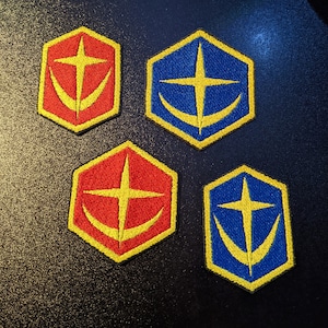 Gundam EFSF Earth Federation Space Force Logo Embroidered Sew on Patch ...