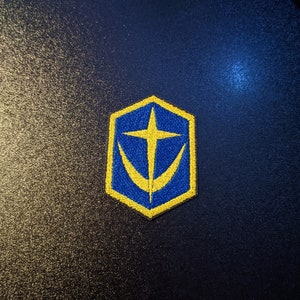 Gundam EFSF Earth Federation Space Force Logo Embroidered Sew on Patch ...