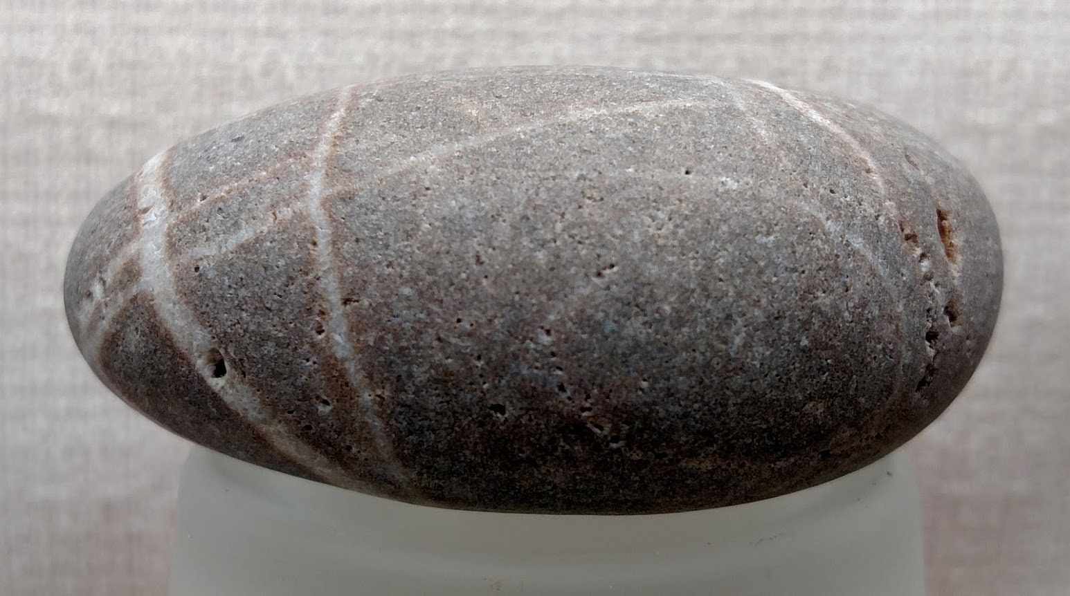 Multi Banded Wishing Rock Beach Wish Stone With Quartz Coastal Nautical ...