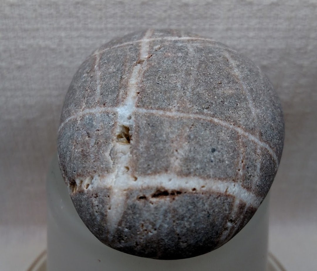 Multi Banded Wishing Rock Beach Wish Stone With Quartz - Coastal ...