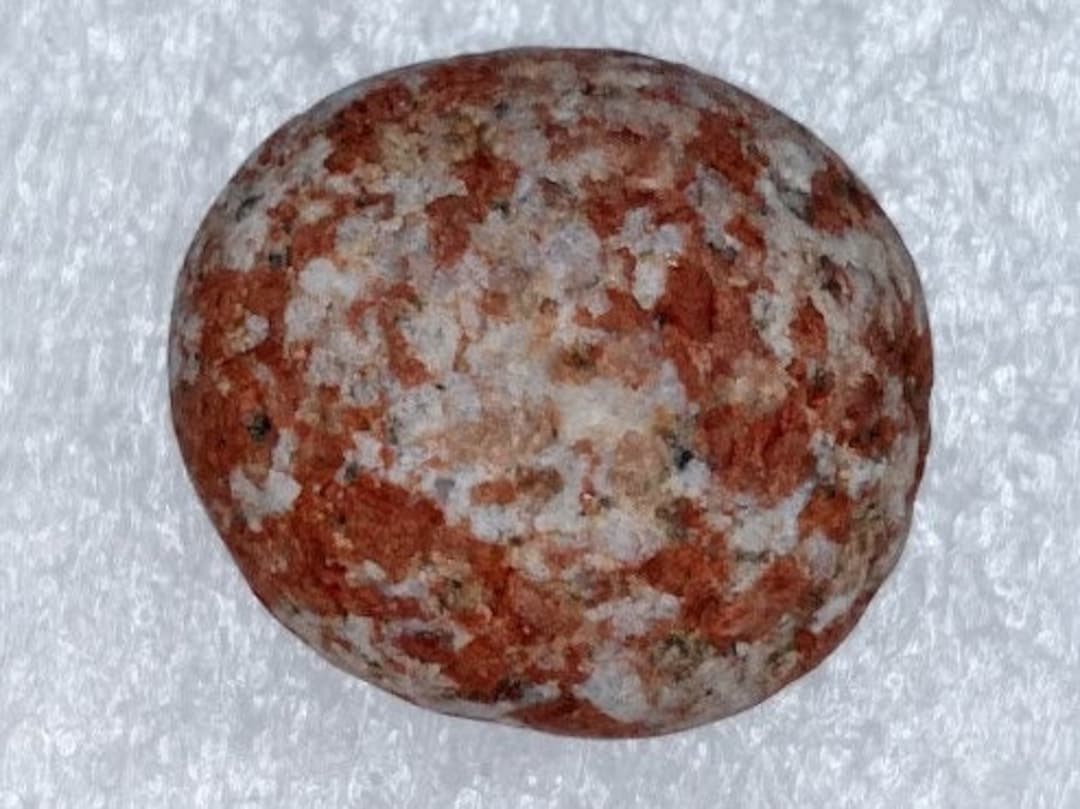 Multi-colored Smooth Beach Stone Terracotta Color Rock Coastal Nautical ...