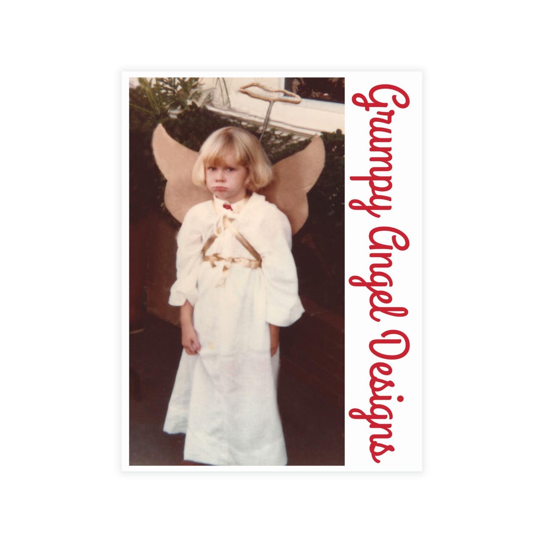 Grumpy Angel Designs Logo Postcards - Etsy