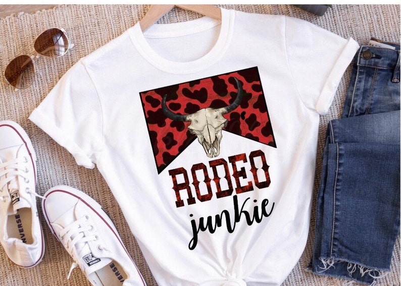 Rodeo Junkie | Digital Download | PNG | Sublimation File | Printable ...