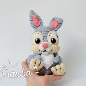Crochet PATTERN No 1612 - Thumper Rabbit Bunny RENEWED Pattern by ...