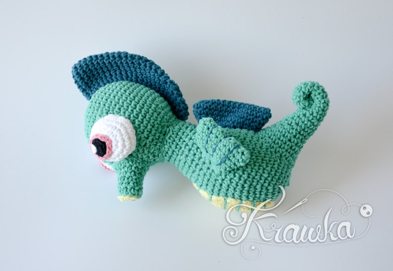 Crochet PATTERN No 2012 Seahorse Pattern by Krawka Sea Creature ...