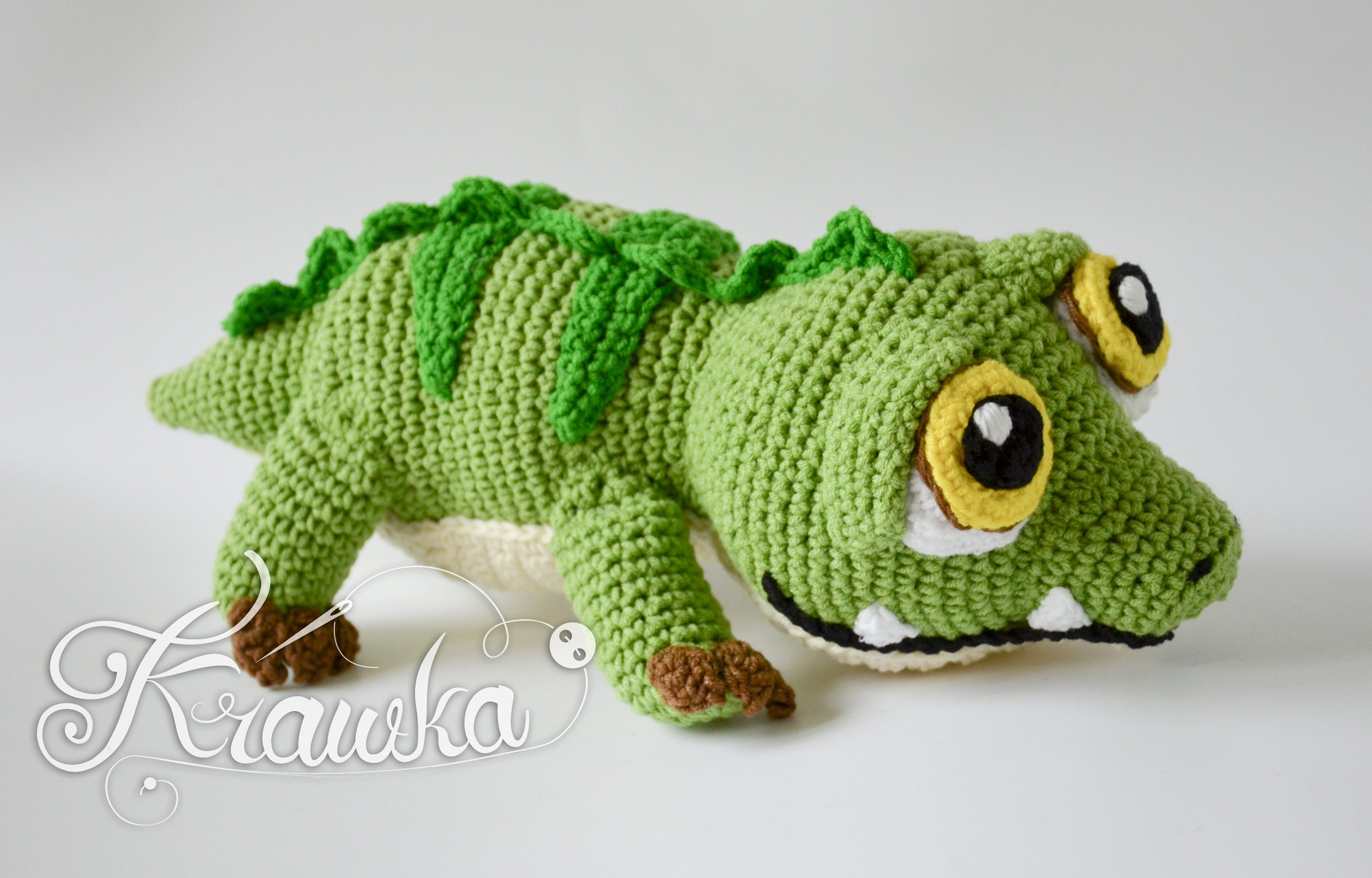 Crochet PATTERN No 2112 Baby Croc Crocodile Crochet Pattern by - Etsy