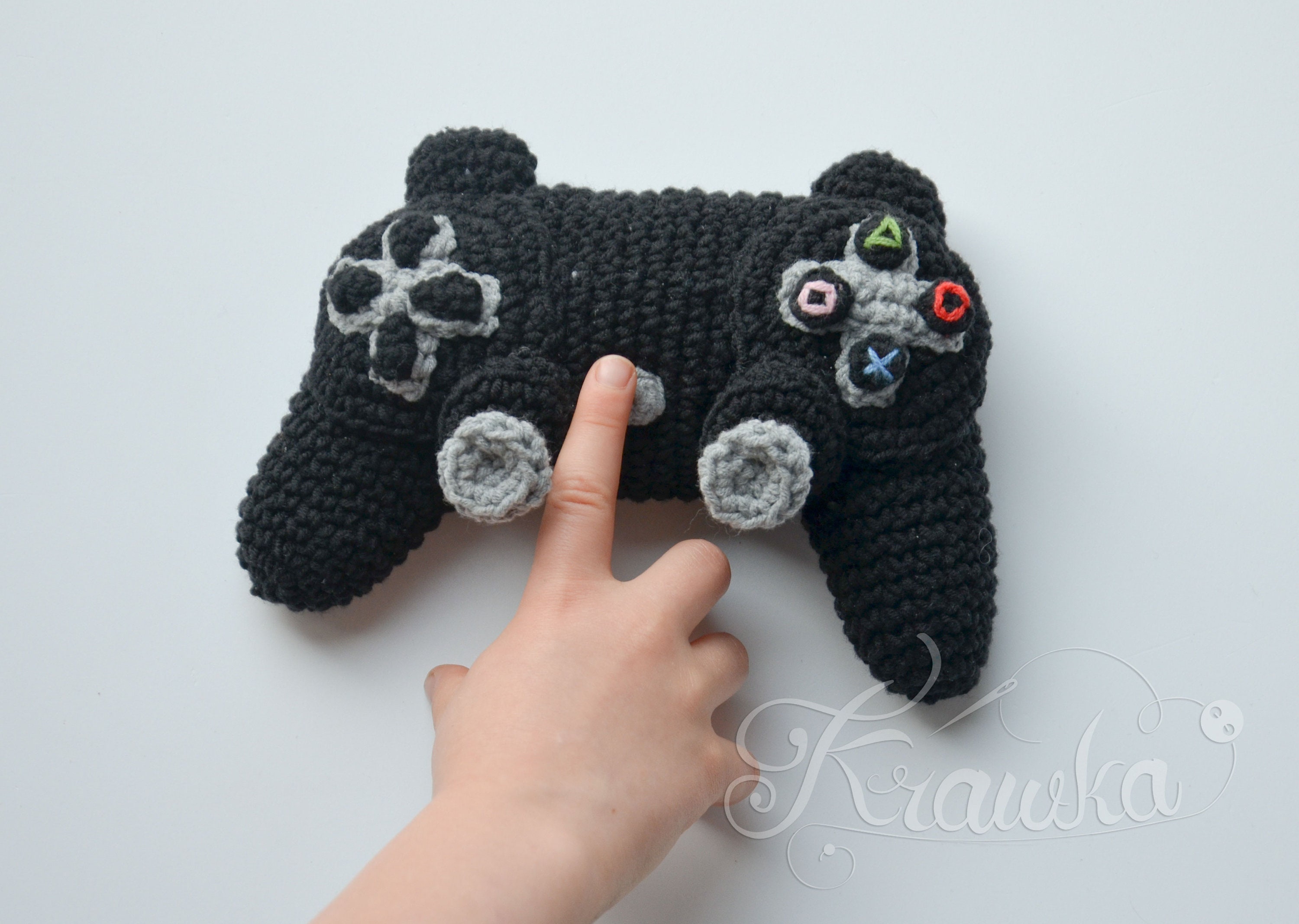 Crochet PATTERN Game Controller English (PDF) Krawka Kids Toy Plush ...