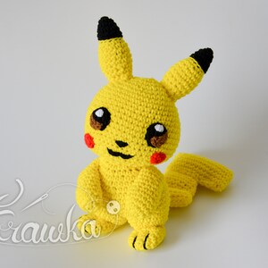 Crochet PATTERN No 2009 Electric Mouse 3 Versions in One by Krawka - Etsy