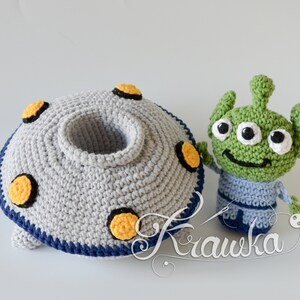 Crochet PATTERN No 2403 UFO Alien Crochet Pattern by Krawka - Etsy