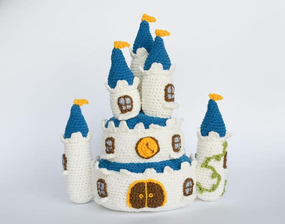 Crochet PATTERN No 1715 Princess Castle by Krawka - Etsy