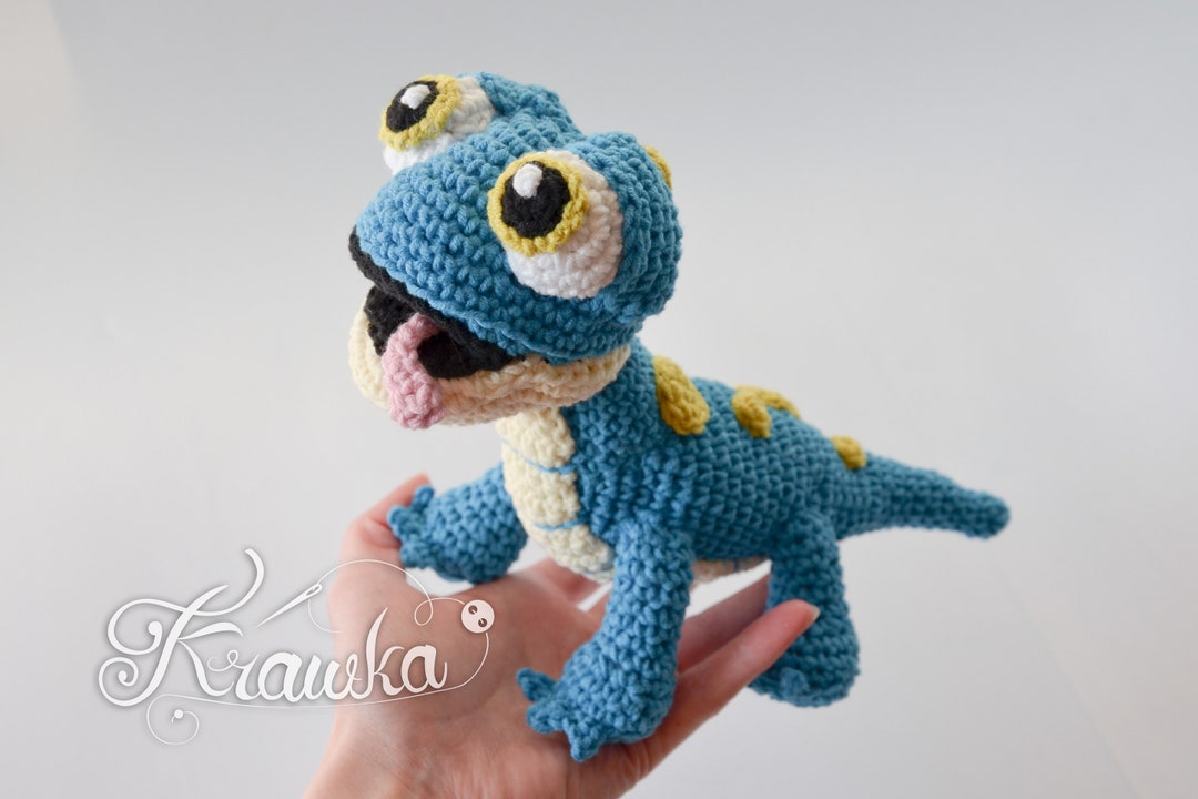 Crochet Pattern English (PDF) Salamander by Krawka | Amigurumi Lizard ...