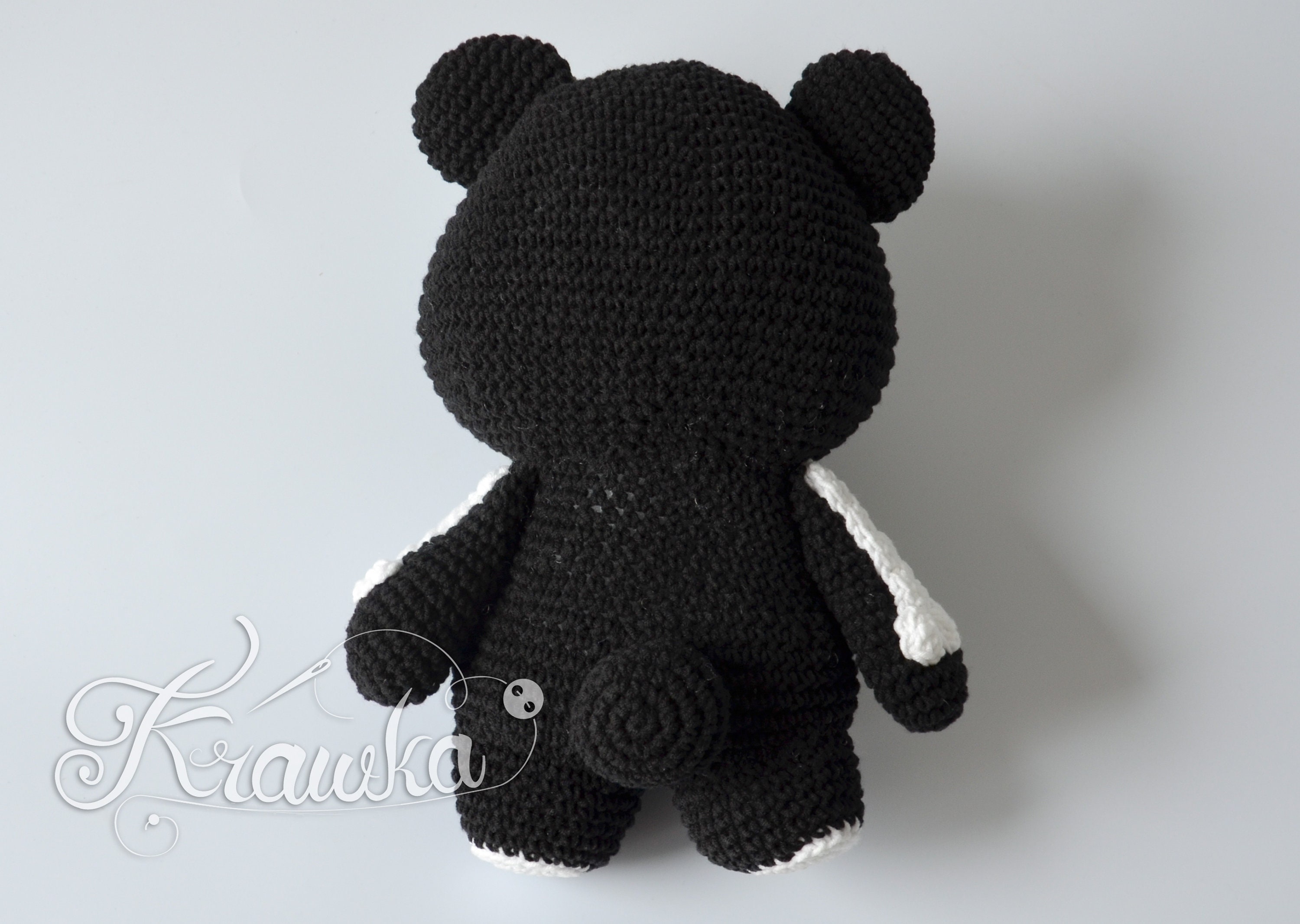 Crochet PATTERN No 1918 Skeleton Teddy Bear by Krawka - Etsy Canada