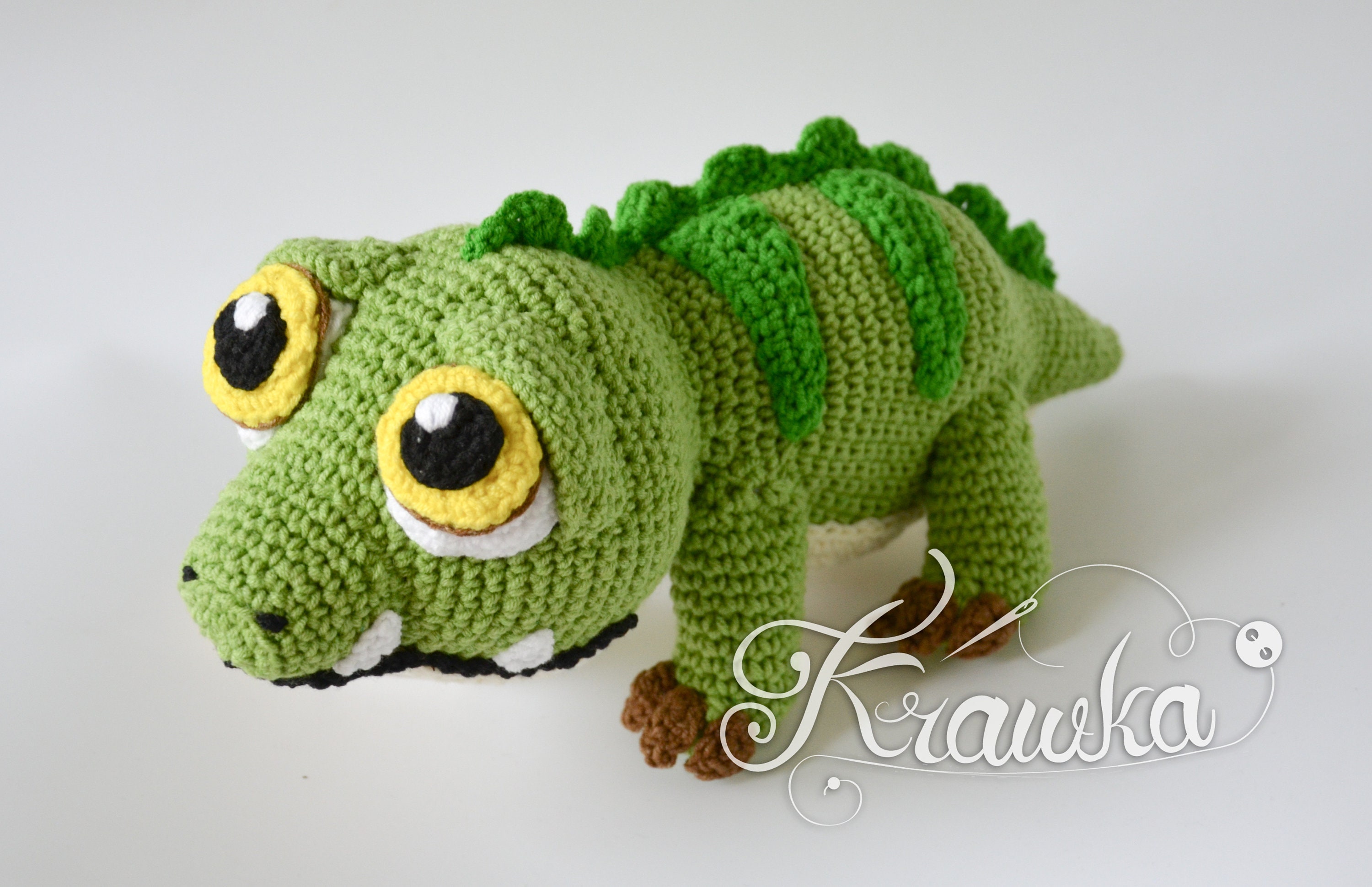 Crochet PATTERN No 2112 Baby Croc Crocodile Crochet Pattern by - Etsy
