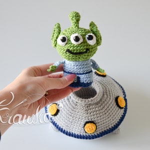 Crochet PATTERN No 2403 UFO Alien Crochet Pattern by Krawka - Etsy