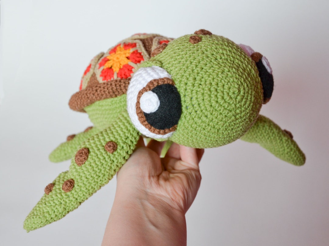 Crochet PATTERN No 1616 -sea Turtle by Krawka, Turtle, Tortoise, Sea ...