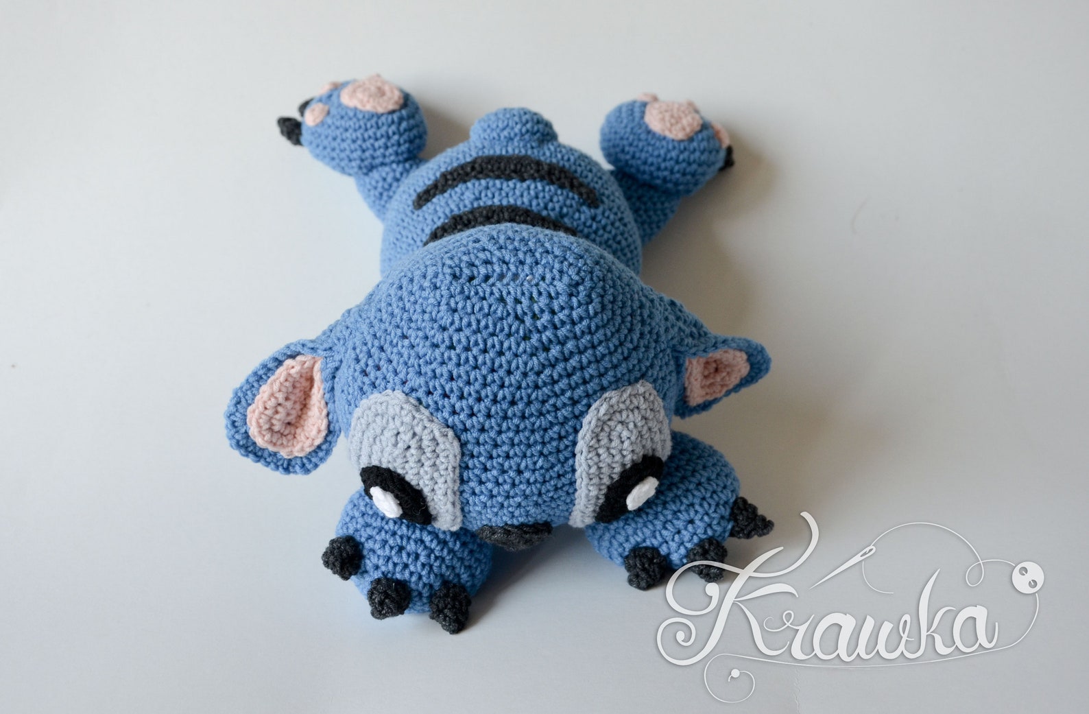 Crochet PATTERN No 1810 Blue Koala Alien Monster Pattern by | Etsy