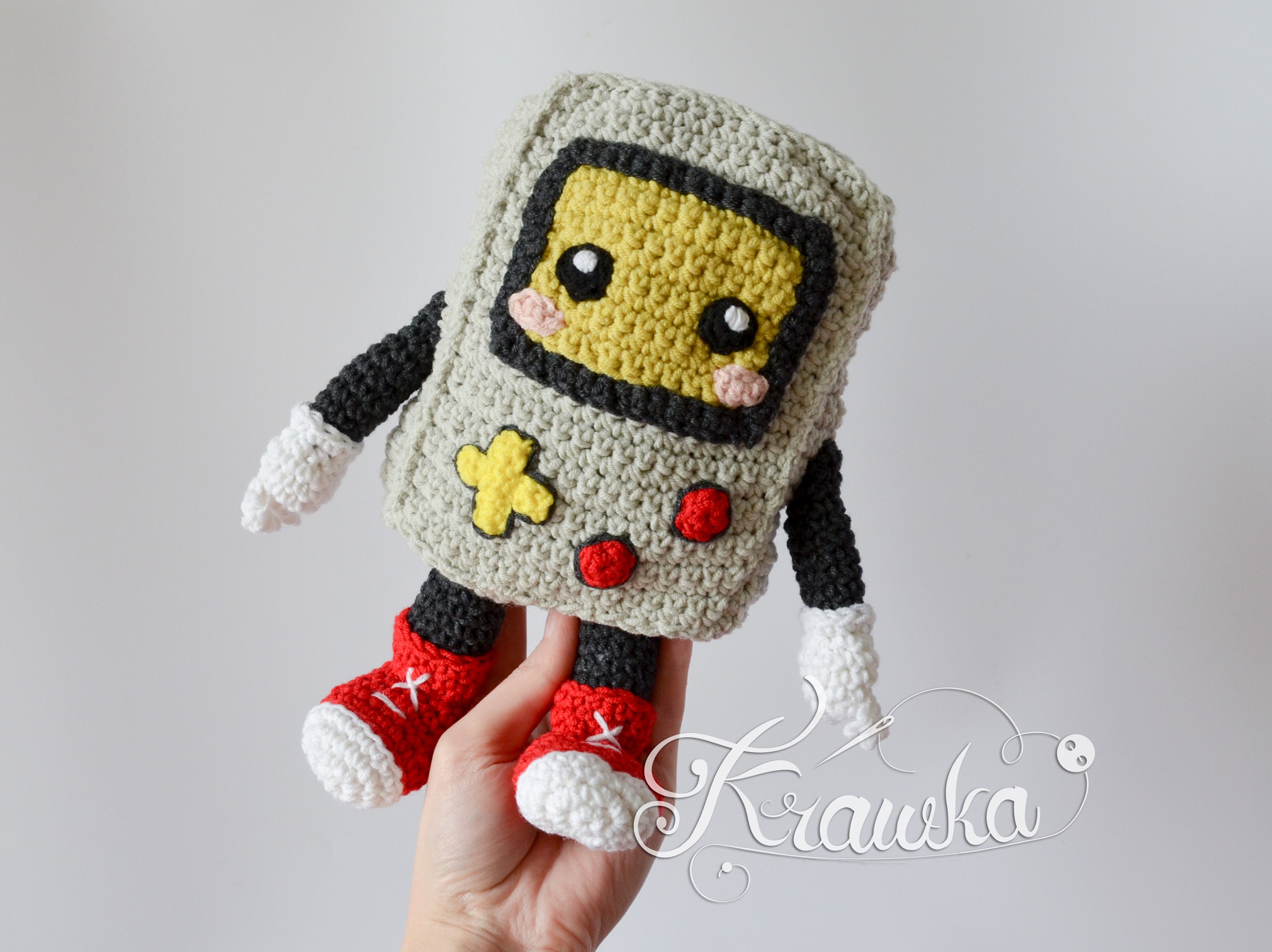Crochet PATTERN No 2005 Retro Robot Game by Krawka - Etsy