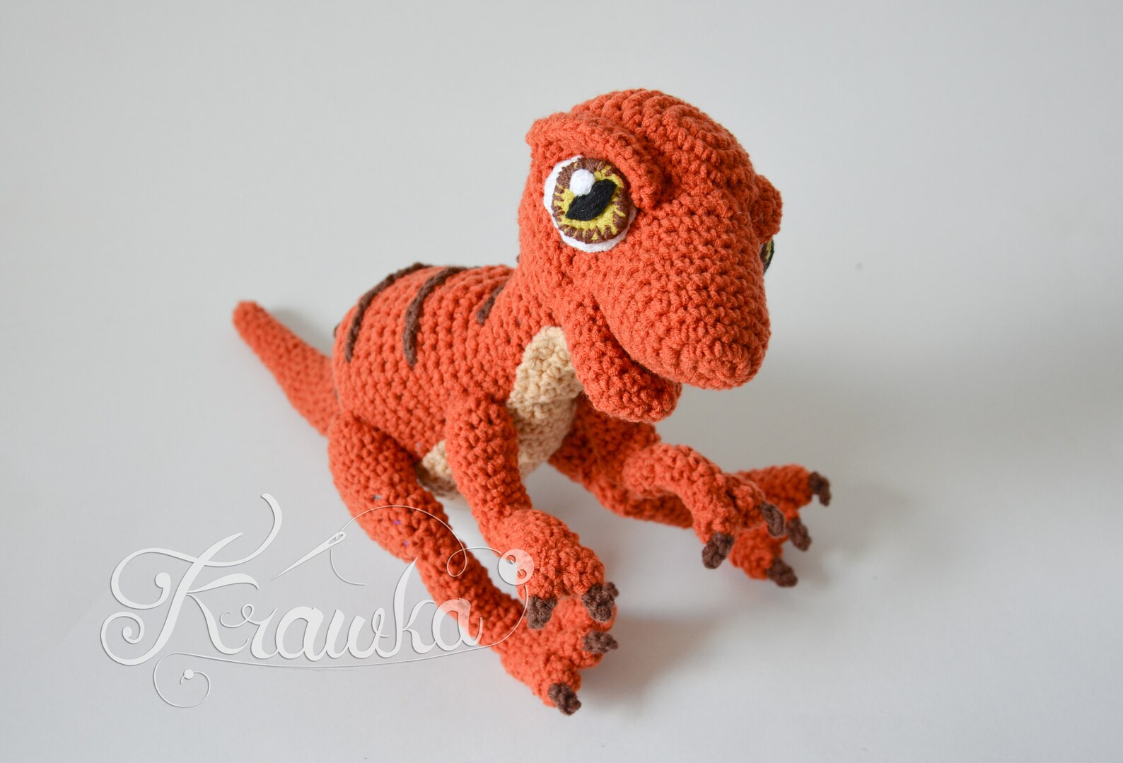 Crochet PATTERN No 1909 Baby Raptor Realistic Dinosaur Pattern - Etsy