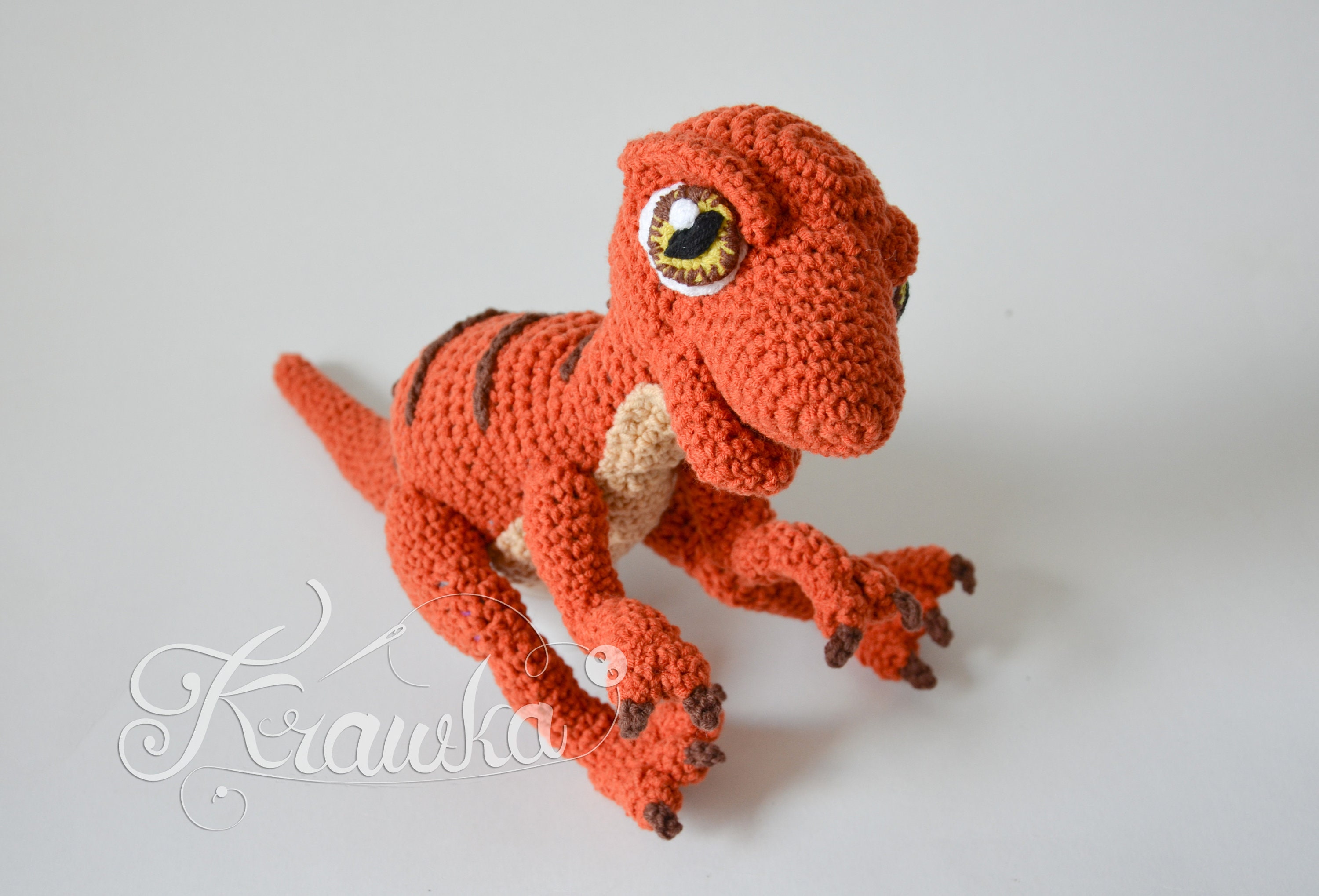 Crochet PATTERN No 1909 Baby Raptor Realistic Dinosaur Pattern - Etsy ...