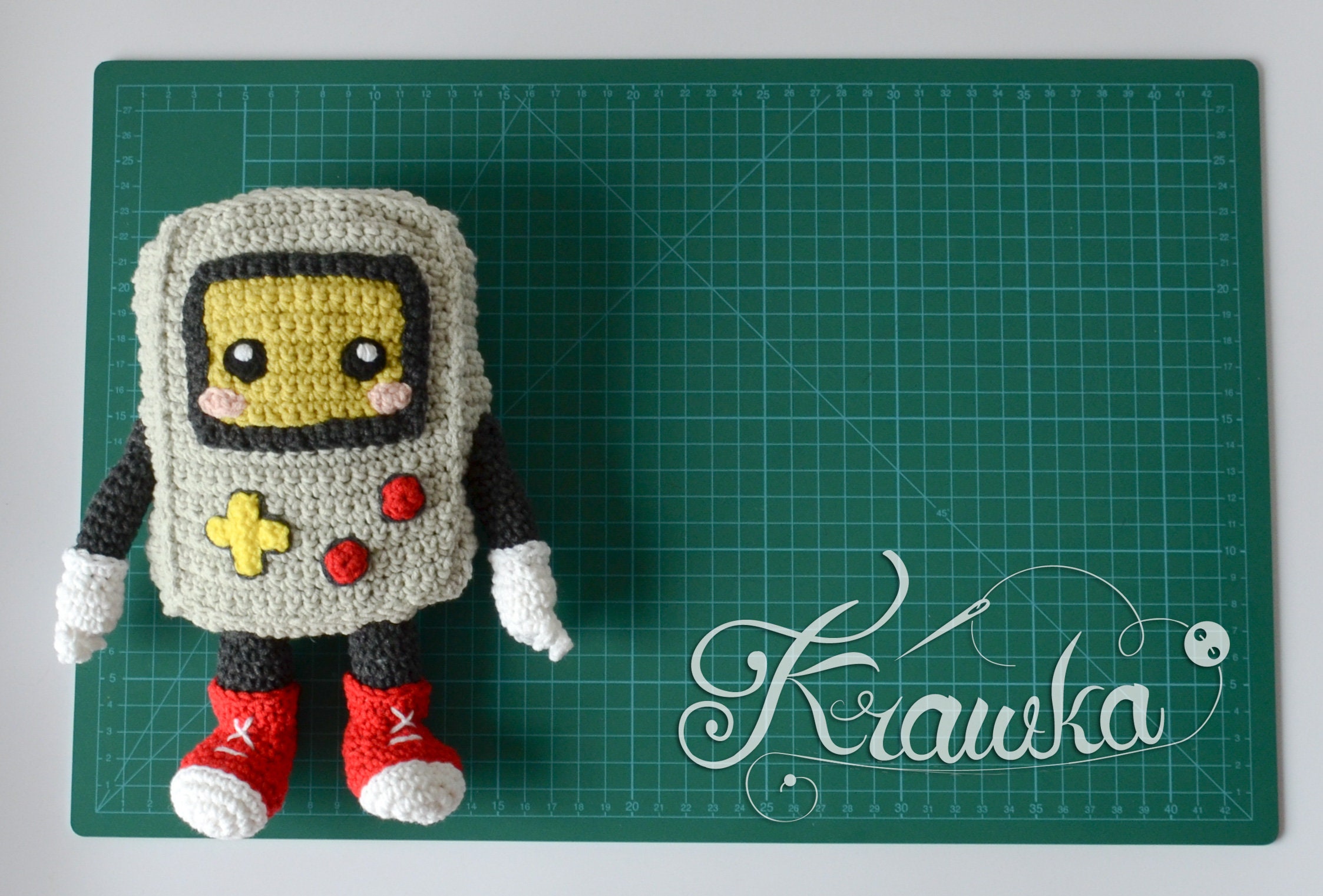 Crochet PATTERN No 2005 Retro Robot Game by Krawka - Etsy