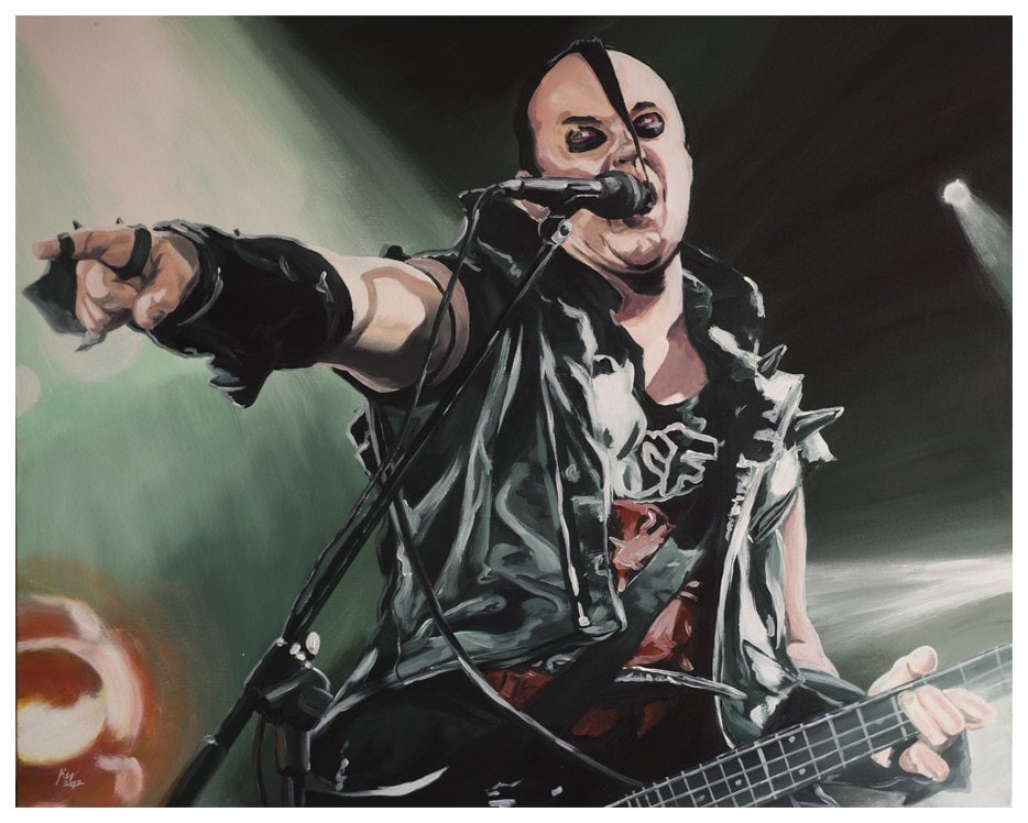 Jerry Only the Misfits Painting - Giclee Fine Art Print - 16" X 20 ...