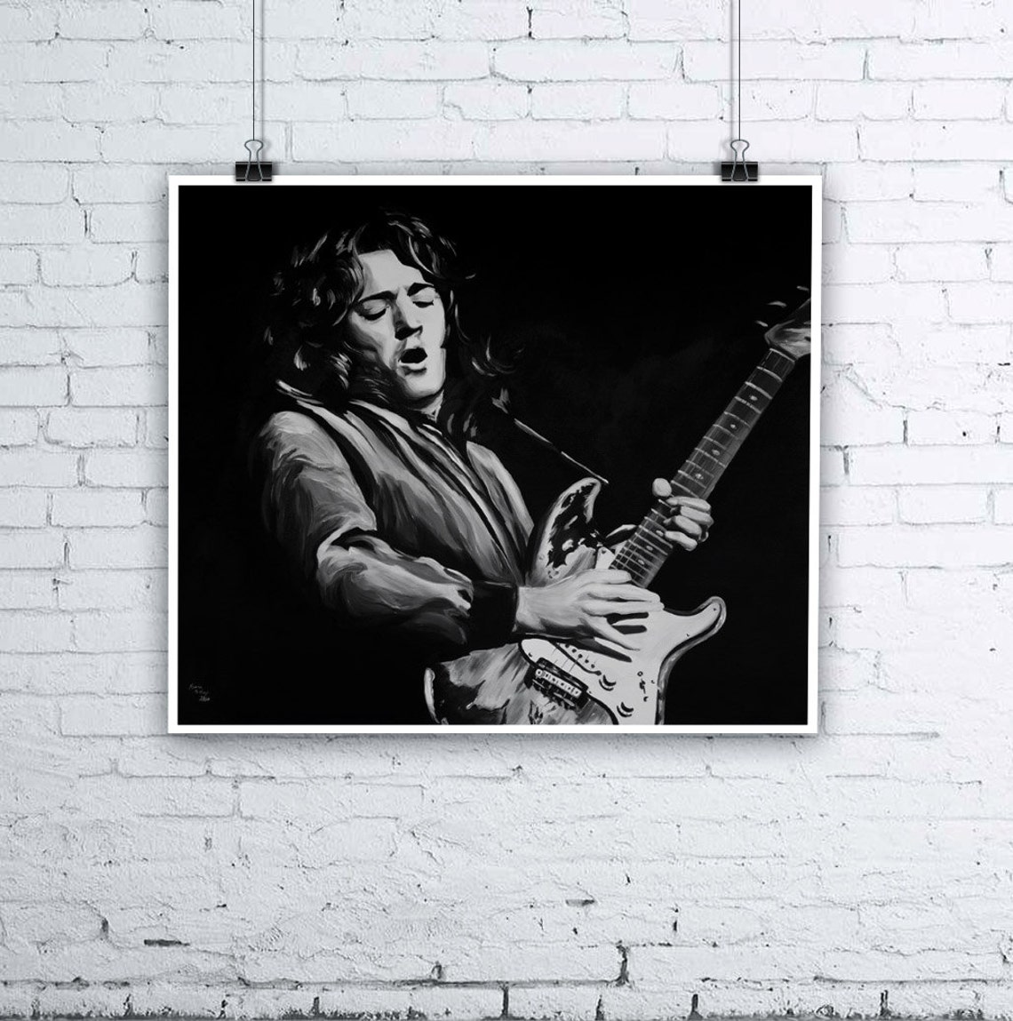 Rory Gallagher Painting Giclee Fine Art Print 8 X - Etsy UK