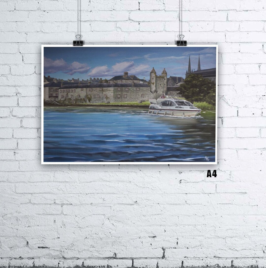 Enniskillen Castle in Co. Fermanagh - Irish Landscape Scenery Skyline ...