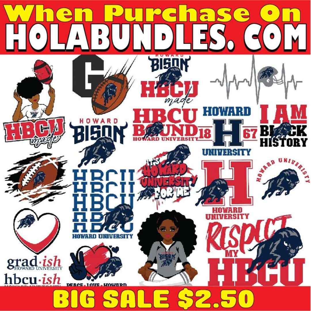 Howard University Svg, Hbcu Svg Bundle, HBCU Svg, Historically Black ...