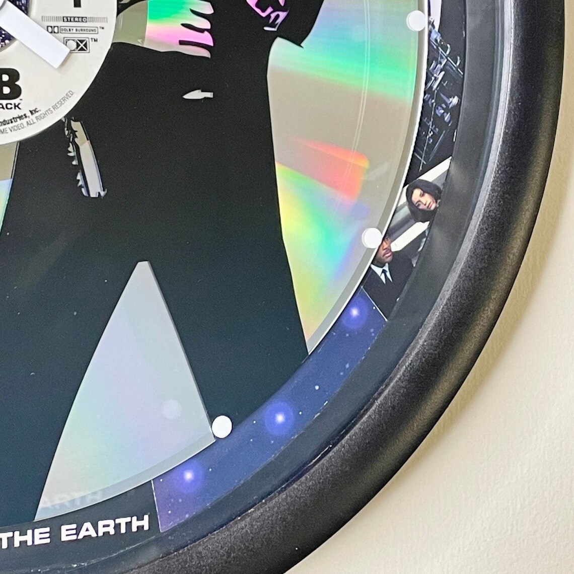 Men in Black Movie Laser Disc 15 Wall Clock, Will Smith, Tommy Lee ...