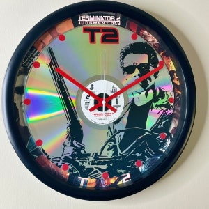 Terminator 2: Judgement Day Laser Disc 15" Wall Clock - Disc 1, T2 ...