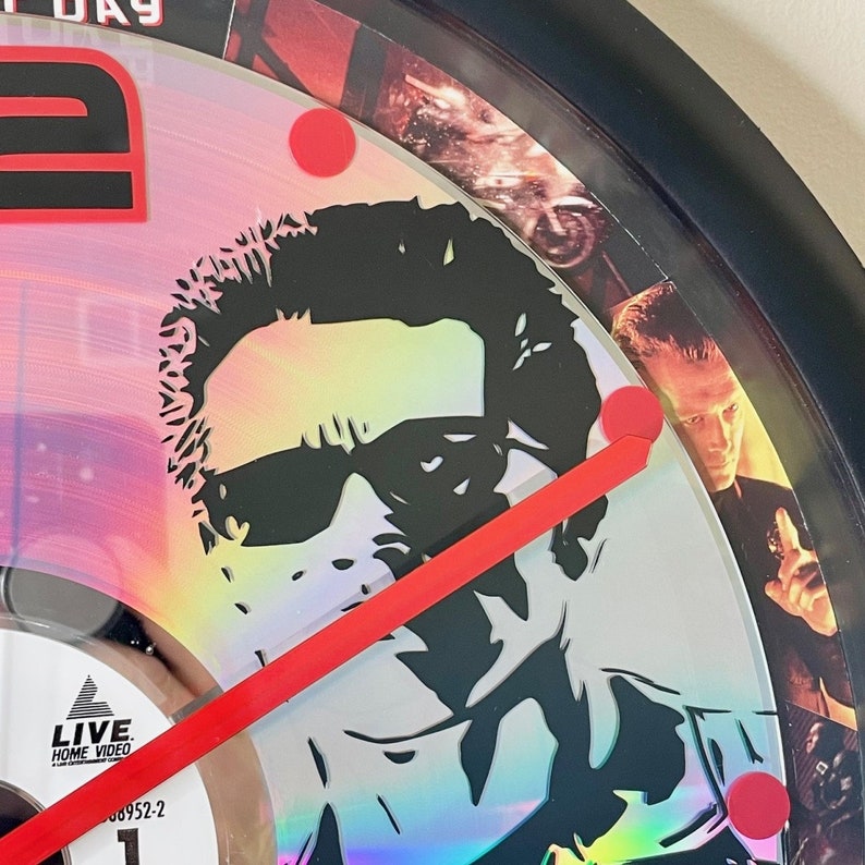 Terminator 2: Judgement Day Laser Disc 15" Wall Clock - Disc 1, T2 ...