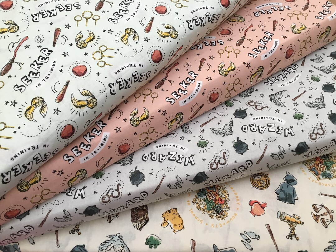 Harry Potter Cotton Fabric Prints, Hogwarts Moon, 100% Cotton Fabrics ...