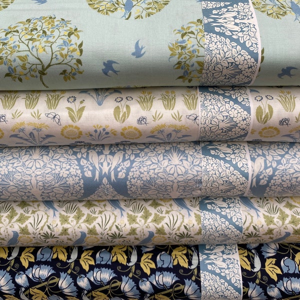 Voysey Fabric - Etsy