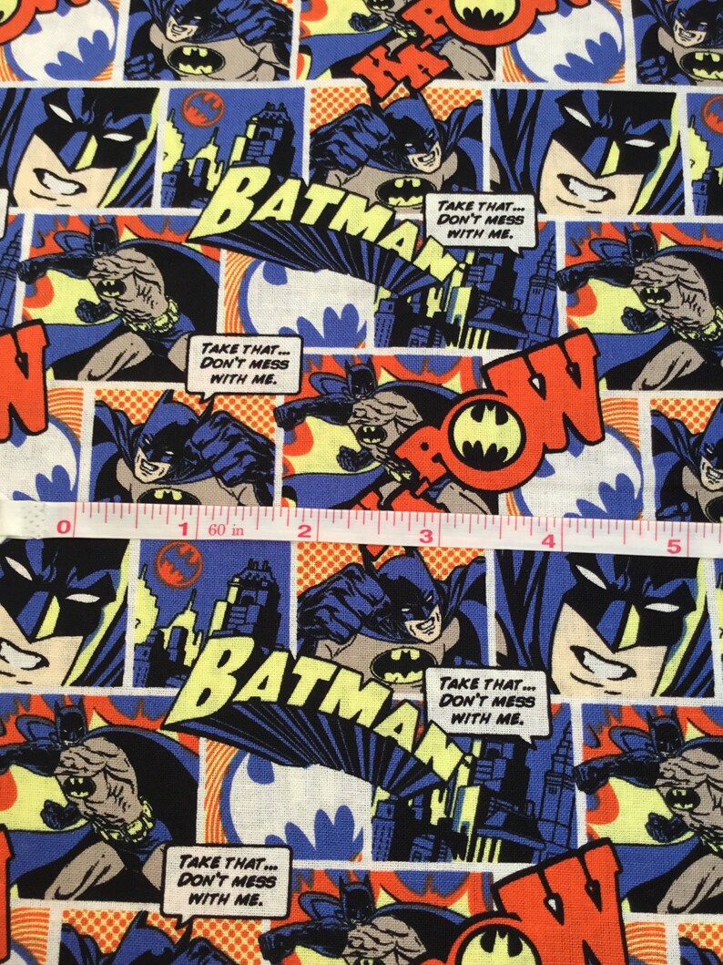 Batman Cotton Fabrics Rope Batman Logo Logo Overlay - Etsy Canada