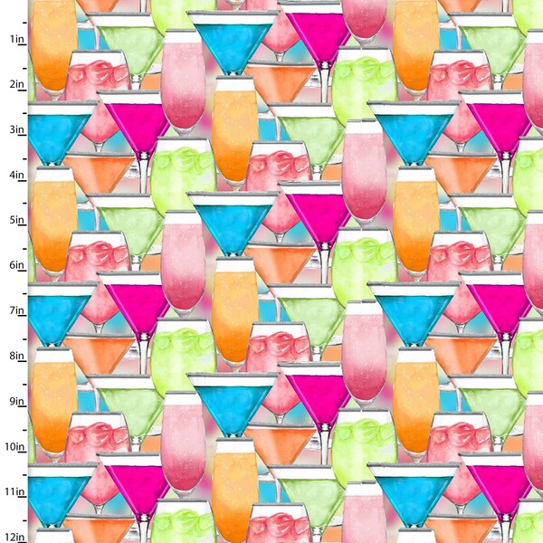 Cocktail Fabric - Etsy