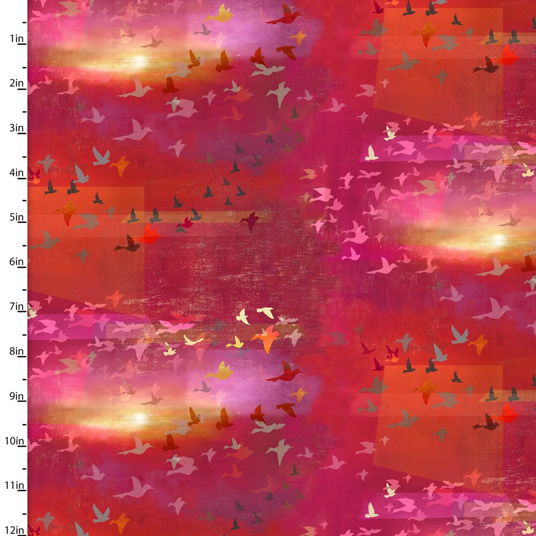 Sunset Cotton Fabric, 3 Wishes Fabric - Etsy