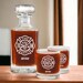 Fireman Whiskey Decanter, Personalized Whiskey Decanter Set, Engraved ...