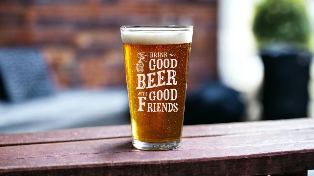Custom Pint Glass, Personalized Beer Glass, Husband Gift, Boyfriend ...