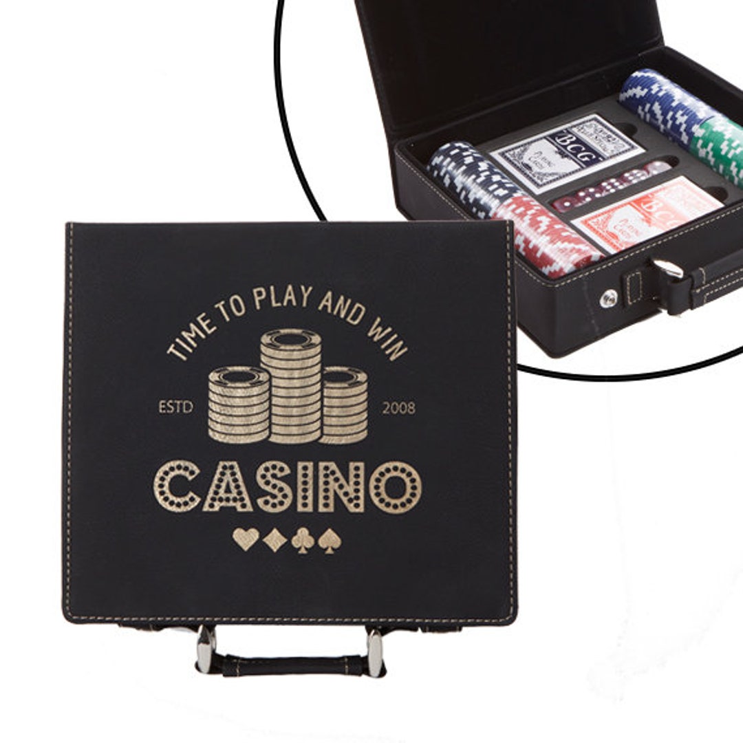 Poker Set, Personalized Poker Case, Poker Chips, Poker Player Gifts ...