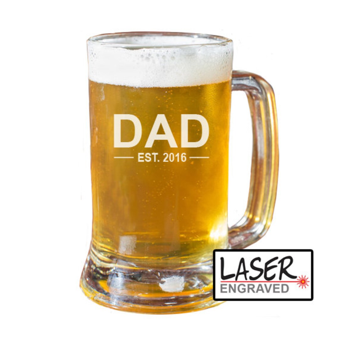 Dad Beer Mug, Fathers Day Gift, Personalized Beer Mug, Husband Gift ...