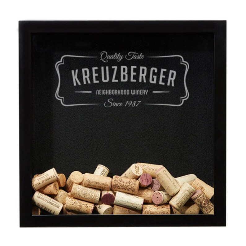 Wine Cork Shadow Box Wine Cork Display Wine Cork Holder - Etsy