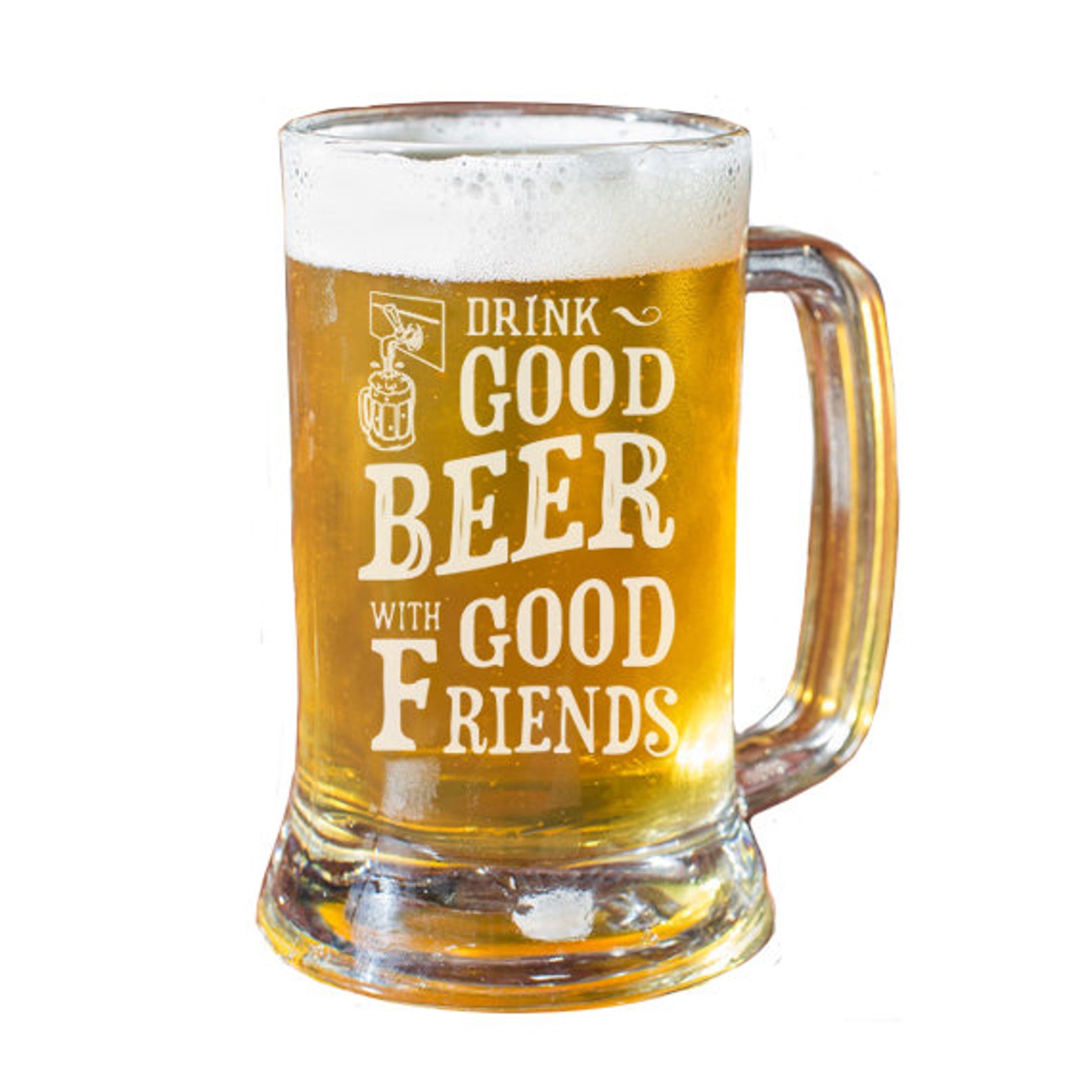 Custom Beer Mug Personalized Beer Mug Beer Glass Husband - Etsy