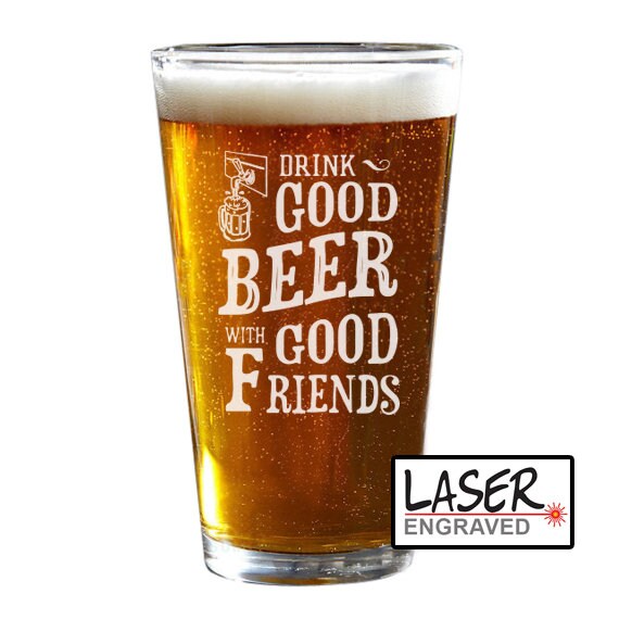 Custom Pint Glass, Personalized Beer Glass, Husband Gift, Boyfriend ...
