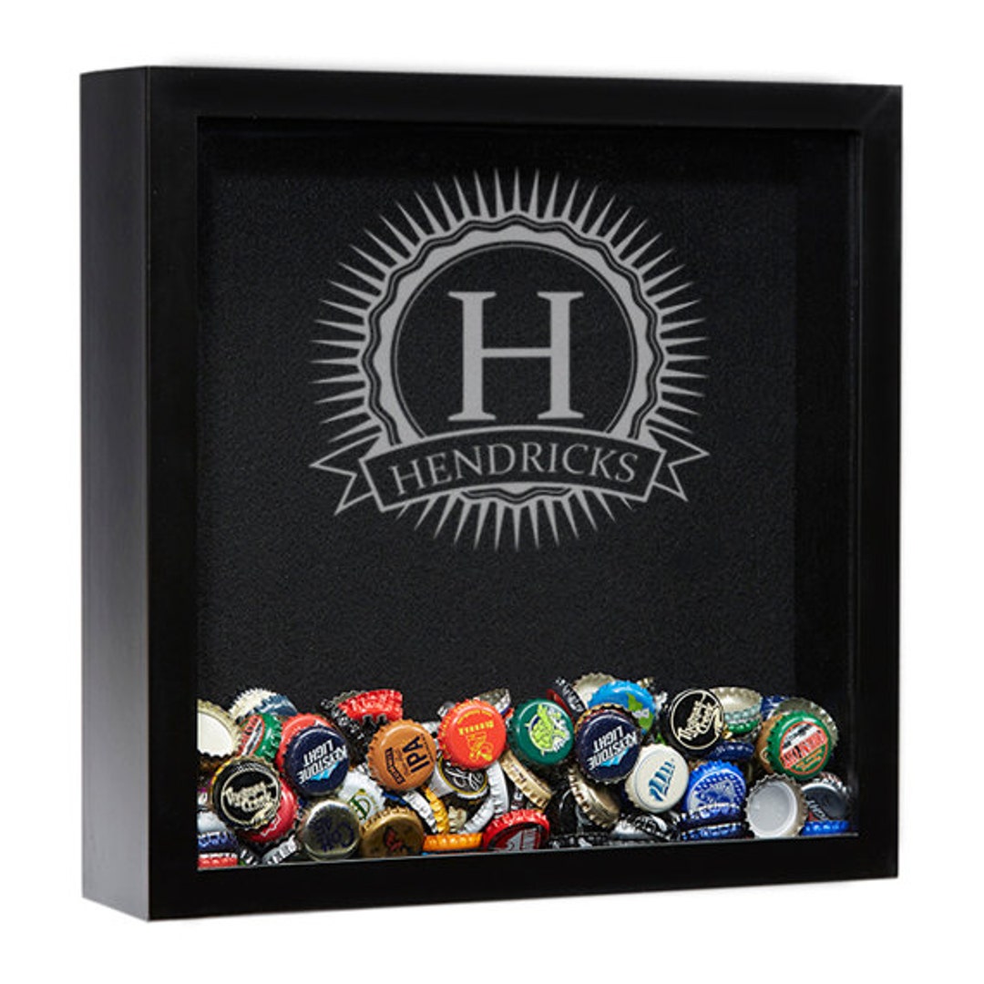 Beer Cap Holder, Beer Cap Shadow Box, Beer Shadow Box, Beer Cap Display ...