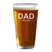 Dad Beer Glass, Father's Day Gift, Personalized Pint Glass, Engraved ...