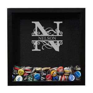 Beer Cap Shadow Box, Beer Cap Holder, Beer Shadow Box, Beer Cap Display ...