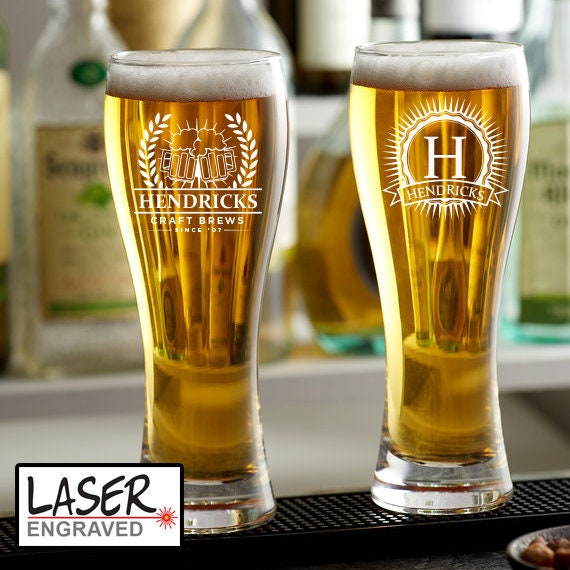 Personalized Pilsner Glass Custom Beer Glass Pilsner Pint - Etsy